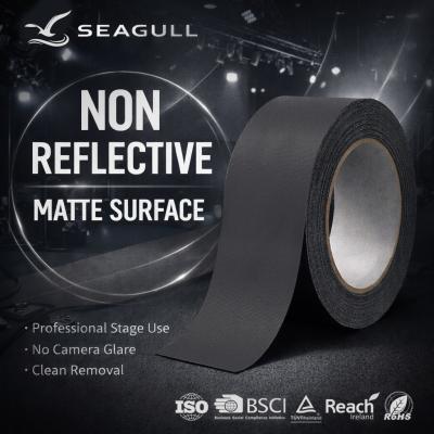 China Professional Cloth Matte Surface Gaffer Tape For Theater Lighting Audio Video Setup for sale
