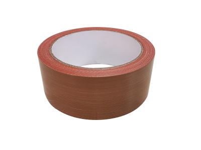 China 70 Mesh 250 Mic Thickness red Color Cotton Cloth Duct Tape For Exhibition Carpet Joint for sale