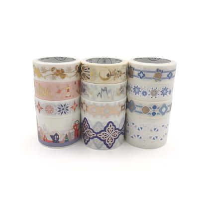 China Customized Color Waterproof Purple Washi Paper Tape For DIY for sale