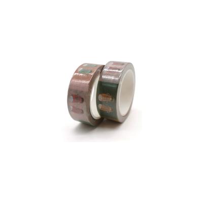 China Customized Color Waterproof Purple Washi Paper Tape For DIY for sale