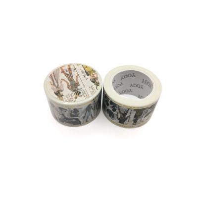 China Customized Color Waterproof Purple Washi Paper Tape For DIY for sale