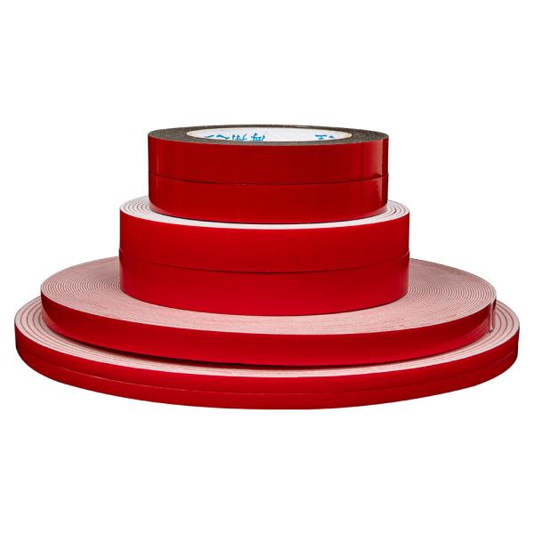 25mm*50m High Strength Double Adhesive Foam Tape For Fold Edges Of Banner