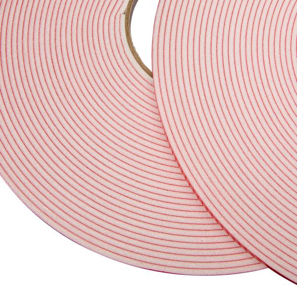 25mm*50m High Strength Double Adhesive Foam Tape For Fold Edges Of Banner