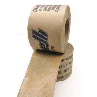 China Professional Single Sided Custom Printable Kraft Paper Tape for sale