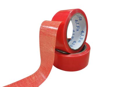 China Großhandelspreis Einseitiges wasserdichtes Red Hot Melt Adhesive Cloth Tape for sale