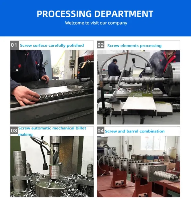 Screw /Parallel Twin Plastic Extruder Screw and Barrel /Parallel Twin Screw Barrel