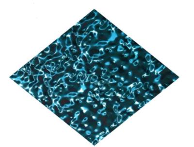 Cina Nuovo strato decorativo di acciaio inossidabile dell'ondulazione di modello di ASTM A240 di piastra metallica in vendita