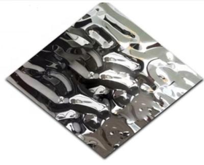 Cina Nuovo strato decorativo di acciaio inossidabile dell'ondulazione di modello di ASTM A240 di piastra metallica in vendita