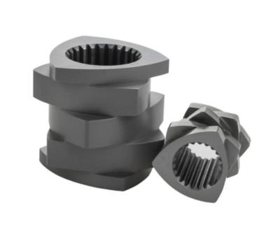 High Wear Resistance Screw Elements Spare Parts For Twin Screw Extruder