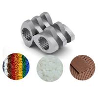 China Twin Screw Extruder Screw Elements and Barrels Model 75 for Plastic Processing for sale