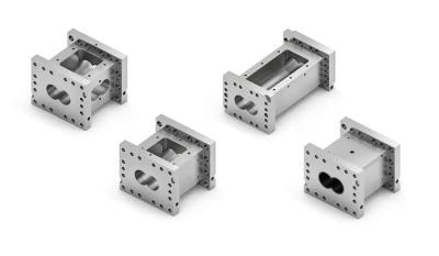 China Parallel Twin Screw Extruder Pet Extruder Screw And Barrel Used In The Plastic Industry for sale