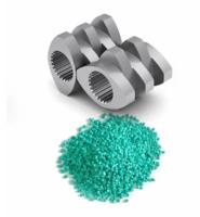 China Twin Screw Extruder Screw Elements and Barrels Model 75 for Plastic Processing for sale