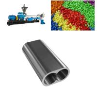 China Twin Screw Extruder Screw Elements and Barrels Model 75 for Plastic Processing for sale