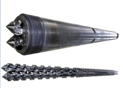 中国 MIKROSAN MCV55 MCV67 MCV110ポリ塩化ビニールの管のプロフィールWPCのための平行対ねじバレル 販売のため