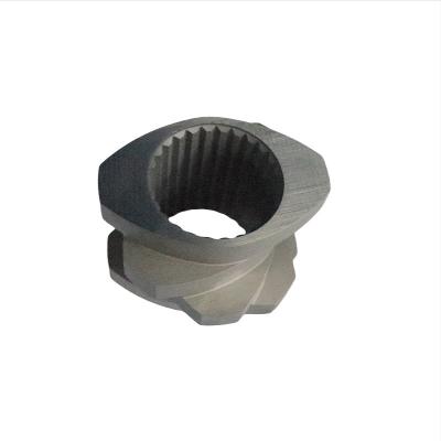 China Corrosion Resistant Bimetallic Screw Elements And Barrel For Plastic Extruder Of Masterbatch Fluororubber for sale