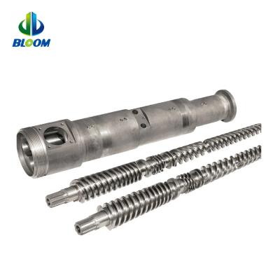China Perfeccionado con alta eficiencia de doble tornillo cónico y barril para PVC WPC en venta
