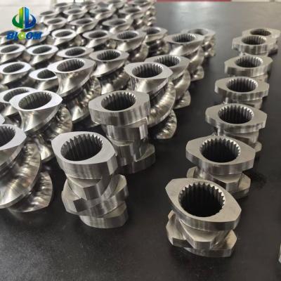 China High Precision Twin Screw Elements for Polymer Compounding in Plastic Industry Parallel Twin Screw Extruders for sale