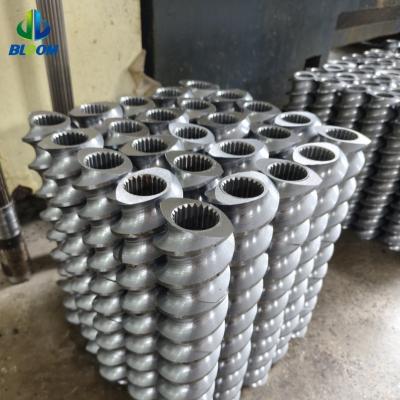 China High Precision Twin Screw Elements for Polymer Compounding in Plastic Industry Parallel Twin Screw Extruders for sale