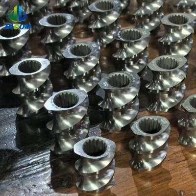 China High Precision Twin Screw Elements for Polymer Compounding in Plastic Industry Parallel Twin Screw Extruders for sale