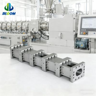 China Nickel Alloy Twin Screw Barrel with Wear Resistance and Customizable Extruder Spare Parts for Plastic Processing for sale