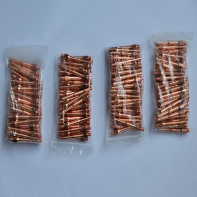 China CO2 MIG Welding Materials Nozzle Welding Torch Contact Tip / Welding Torch Tips for sale