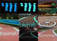 중국 빛 스톤들, 자전거 방식, 빛 장식용 응집체 자갈을 위한 어두운 집합체 속에서 벌겋게 탑니다 판매용