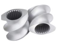 China 316L Twin Screw Element for Plastic Masterbatch Machine - Nickel Alloy HRC 52-56, Multiple Models 20-75mm for sale