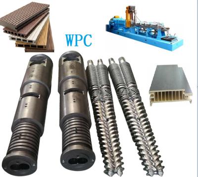 中国 Wpcのためのバイメタルの対の円錐ねじそしてバレルの設計 販売のため