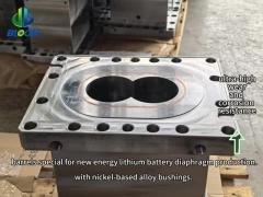 Bimetallic Screw Barrel Extruder Shaft Extruder Barrel Tunnel For PEEK Production