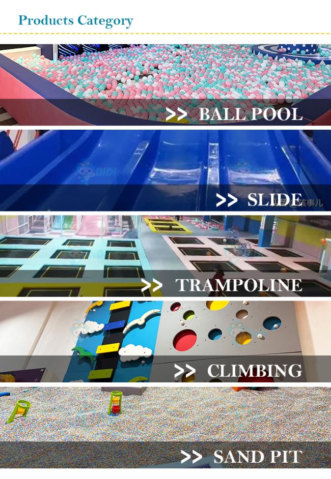 Completed indoor playground project in mall setting