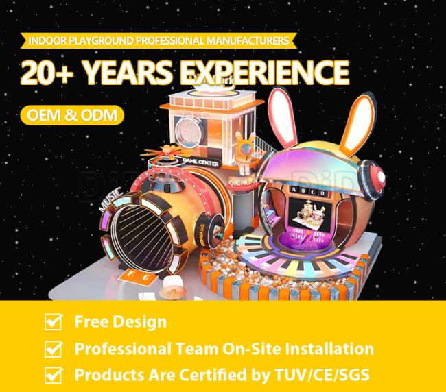 Macaron theme indoor playground equipment overview