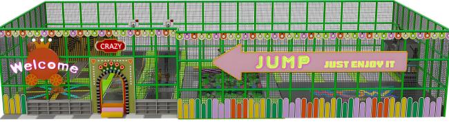 Safety features of the kids indoor playground equipment