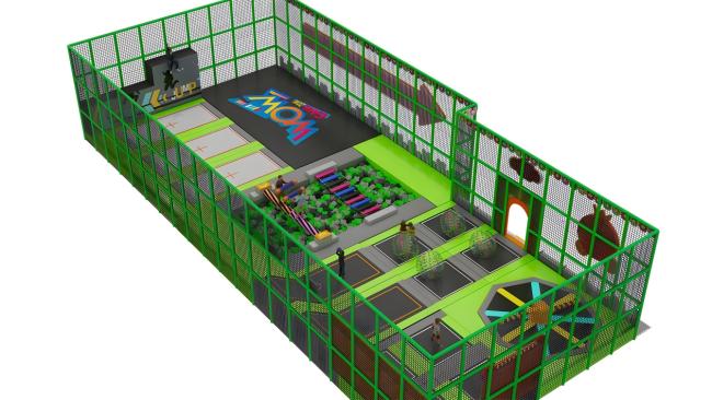 Modular components of the ocean themed play structure