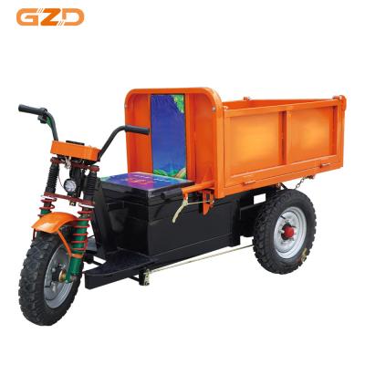 Cina Mini Tricycle Dumper Compatto 3 ruote Dump Truck per la costruzione e il lavoro all'aperto in vendita