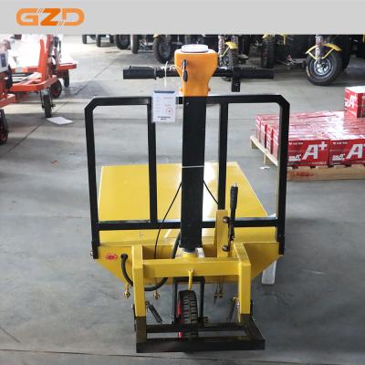 China Electric Flatbed Trolley Heavy-Duty Powered Cart For Easy Material Handling for sale