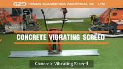 Benzinebeton vibratie schroef hoogvermogen cement leveling machine voor glad afwerking