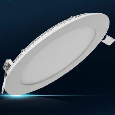 China Round 15 W Led Flat Panel Light Recessed for sale