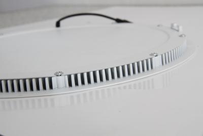 China School Round LED Panel Light 80Ra / 12W LED Flat Panel Light AC100V - 240V for sale