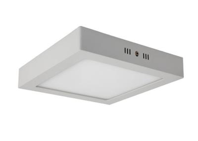 China High lumen flat surface mounted led panel light 18W white frame 4000K 90 - 260V AC for sale