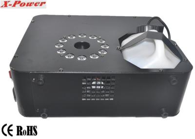 China Professional Up  DMX Stage Fog Machine 1500 W With 12*3w Rgb Led   X-01 for sale