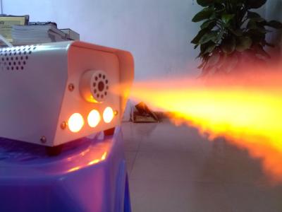 China Movie Scene LED Fog Machine  With 3*1w Yellow Led  Wire Control X-025 for sale