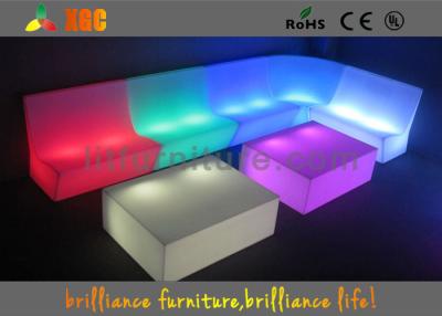 China Glowing LED Light Sofa With 16 colors changeable For Outdoor / Indoor for sale