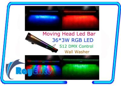 China Indoor 3 in 1 RGB LED pixel bar , Linear Wall Washer with full color mixing with smooth dimming curve for sale