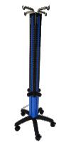 China Operating Table Brine Frame Saltwater Support IV Pole 180cm Height Adjustable 1000ml Hook Capacity for sale