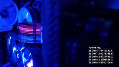 Cina colore del pin 200mm Muti del cavo 4 di RGB del PC di Pin 5V 24 per la scheda madre in vendita