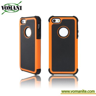 China PC+Silicone case for iphone 5G back cover, mobile phone cover for sale