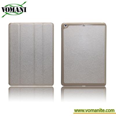 中国 ipad の空気のための Leathe の場合。 皮カバーのための絹の革様式 販売のため