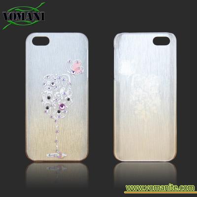 中国 iphone5S のための耐久の PC の箱、ダイヤモンドが付いている 3D 印刷パターン 販売のため