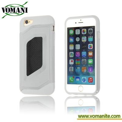 中国 カーボン繊維パターンとの Iphone6 4.7inch のための PC+TPU Byrid の場合、 販売のため