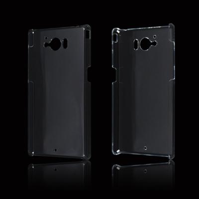 中国 鋭い SHV32 のための透明なプラスチック携帯電話の箱カバー 販売のため